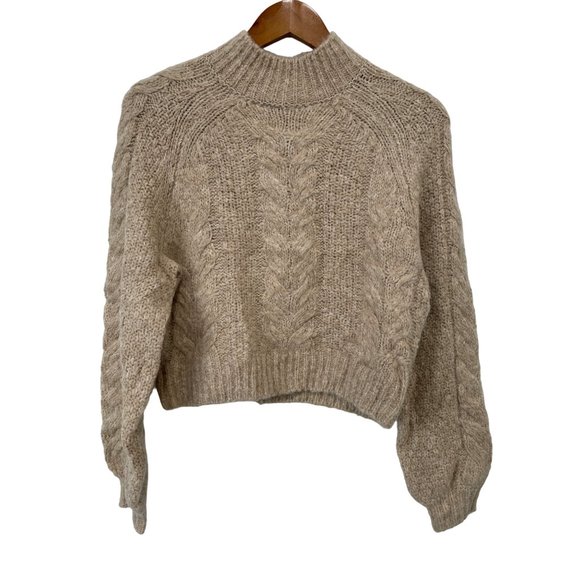 Sunday Best | Sweaters | Aritzia Sunday Best Cable Knit Cropped Sweater ...